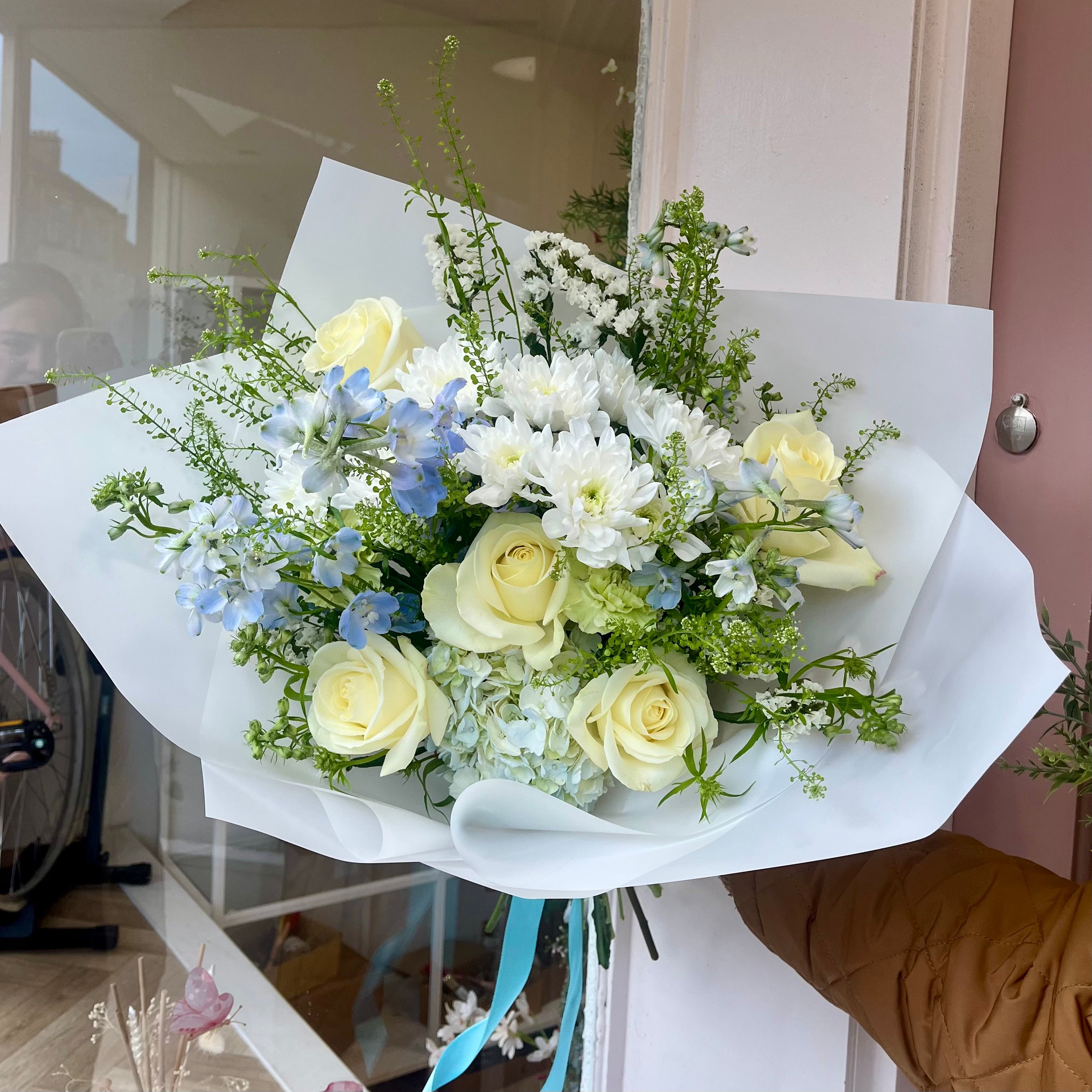 New Baby Blue| Fresh Flower Bouquet – Wildbells